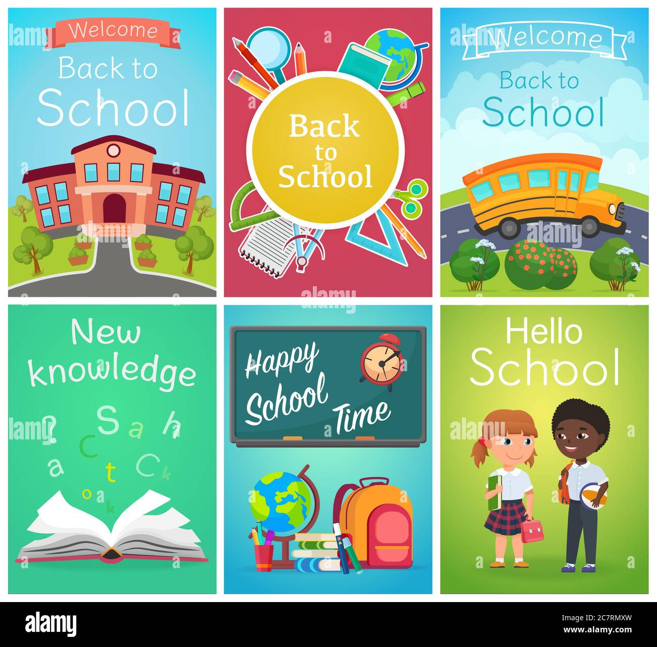 School Book Cover Design Templates