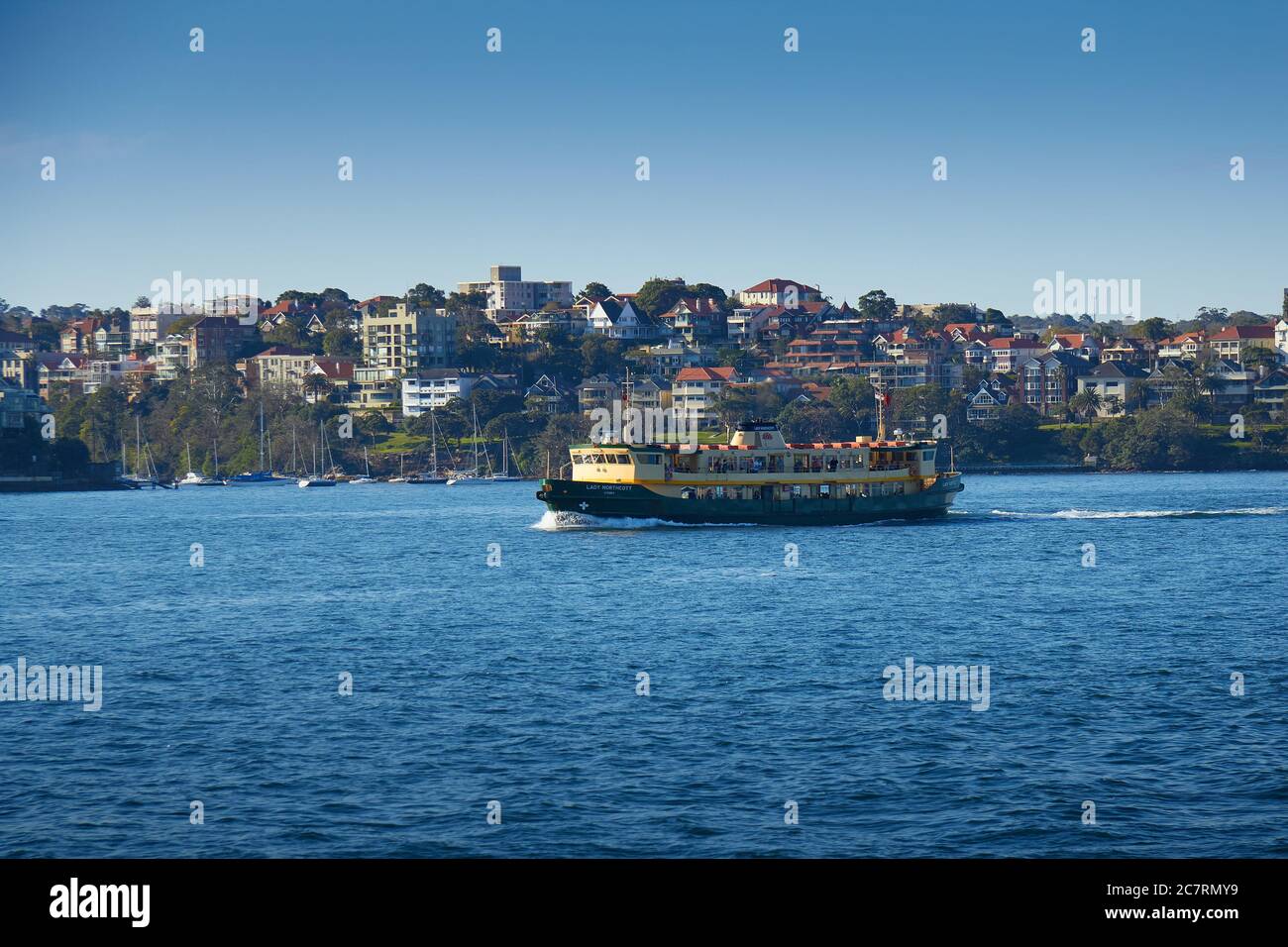 Sydney Ferries, LADY NORTHCOTT, Underway in Sydney Harbour, NSW ...