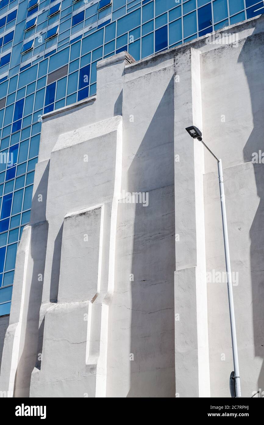Old and new buildings seen in Aldgate, London Stock Photo - Alamy