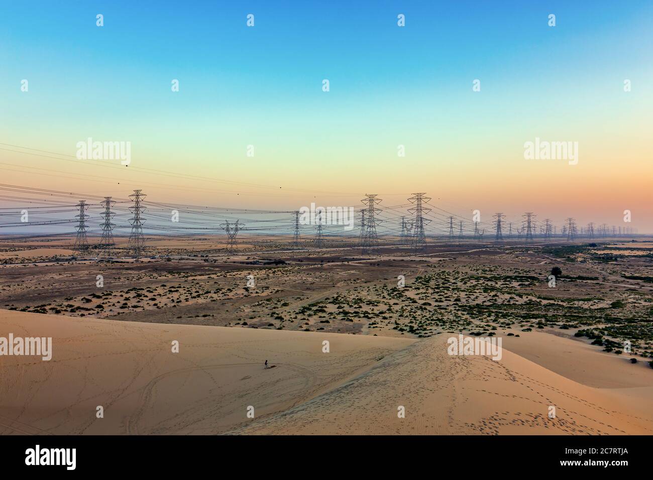 Beautiful Desert landscape view in Al Hofuf Saudi Arabia Stock Photo ...