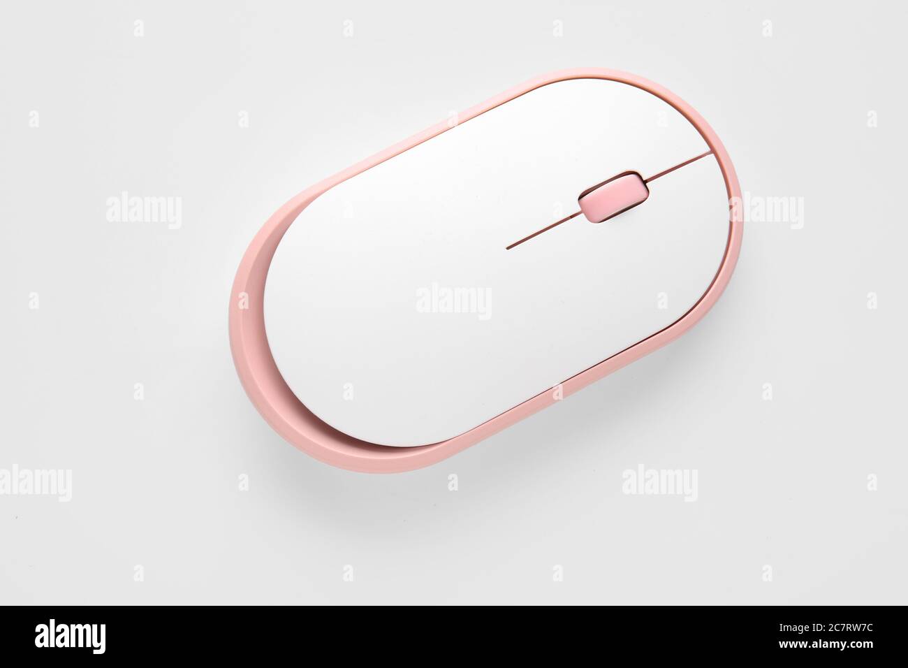 Modern computer mouse on white background Stock Photo - Alamy