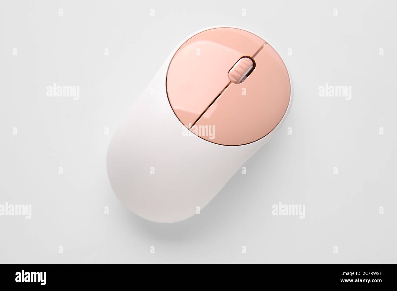 Modern computer mouse on white background Stock Photo - Alamy