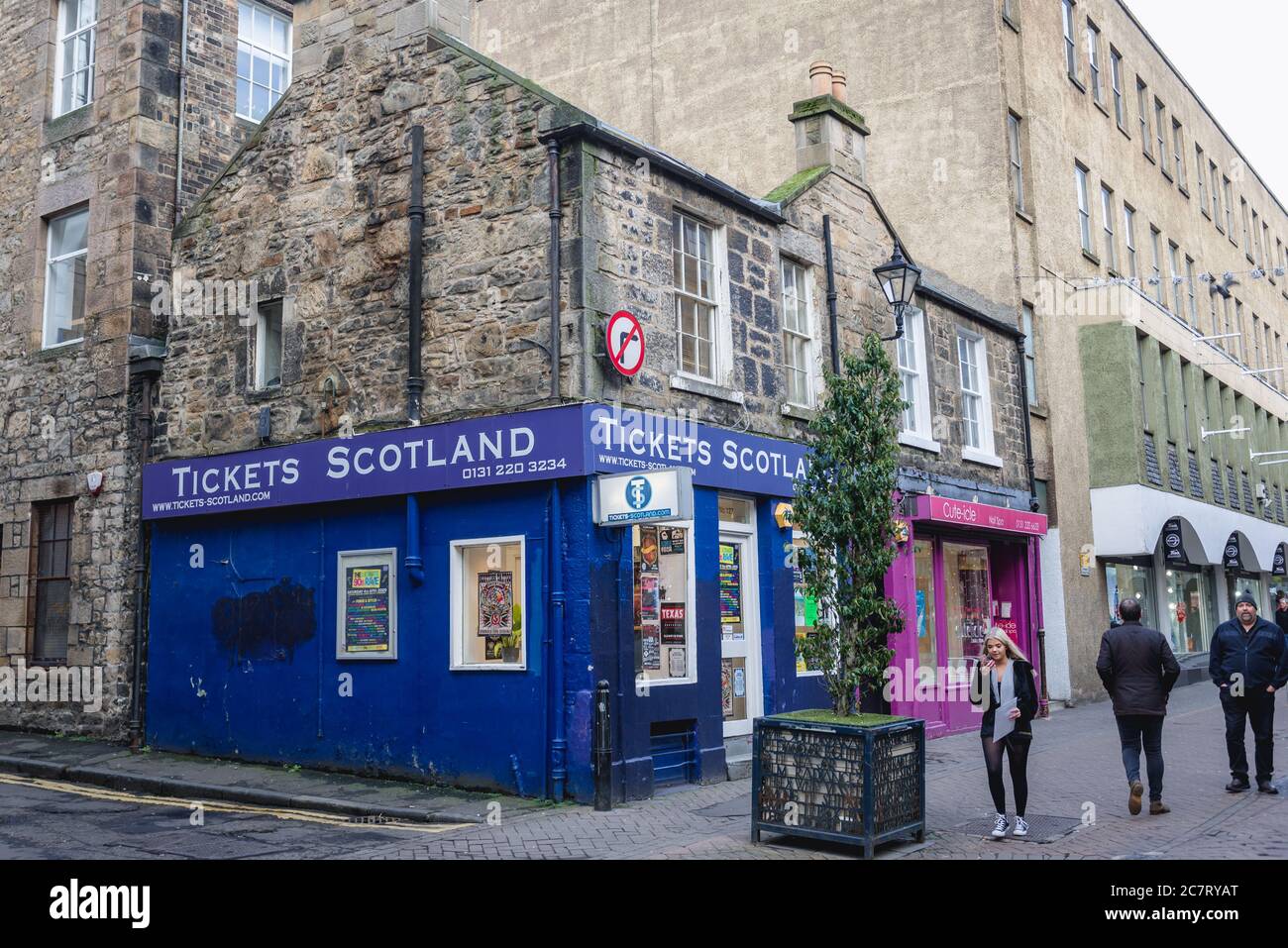 Tickets Scotland at Rose Street in New Town of Edinburgh, the capital ...
