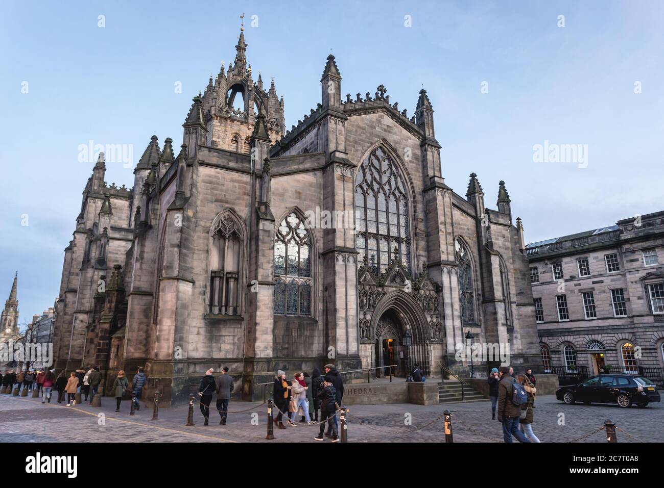 St Giles Cathedral also called High Kirk of Edinburgh in Edinburgh, the ...