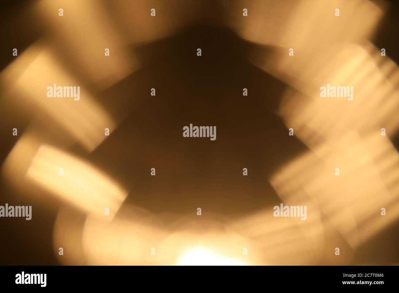 Closeup shot of staggered and refracted light layers vortex light ...