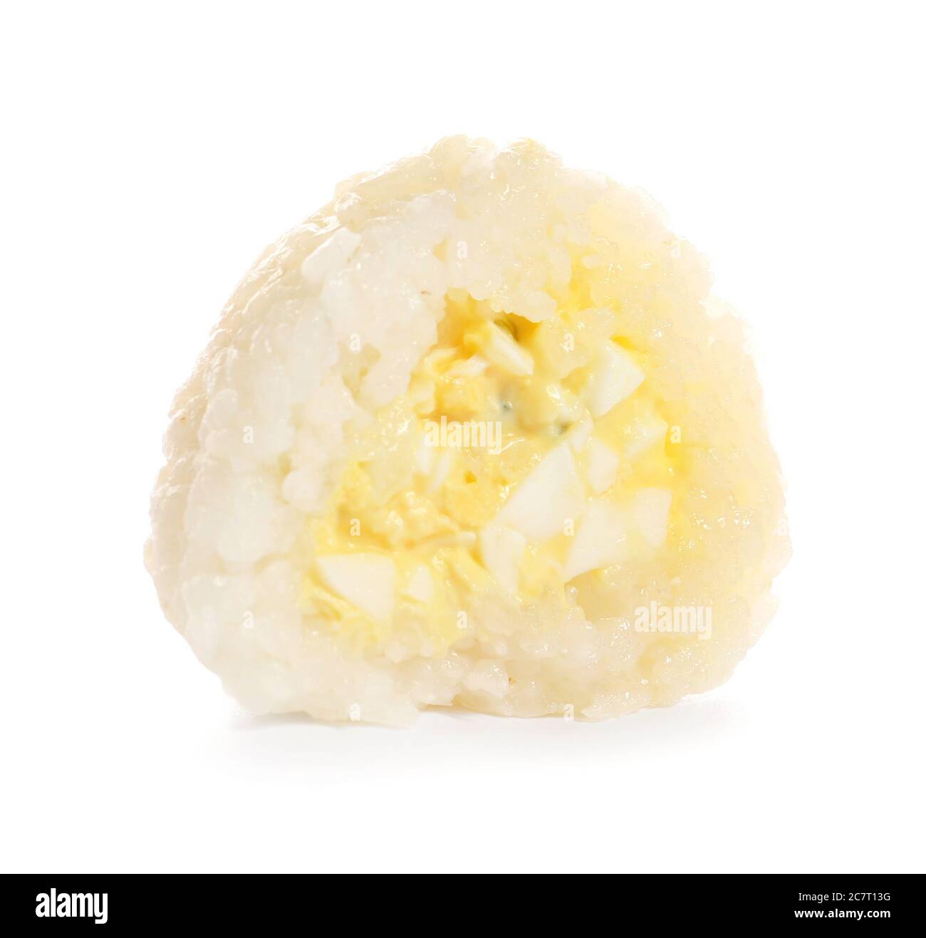 Traditional Japanese onigiri on white background Stock Photo - Alamy