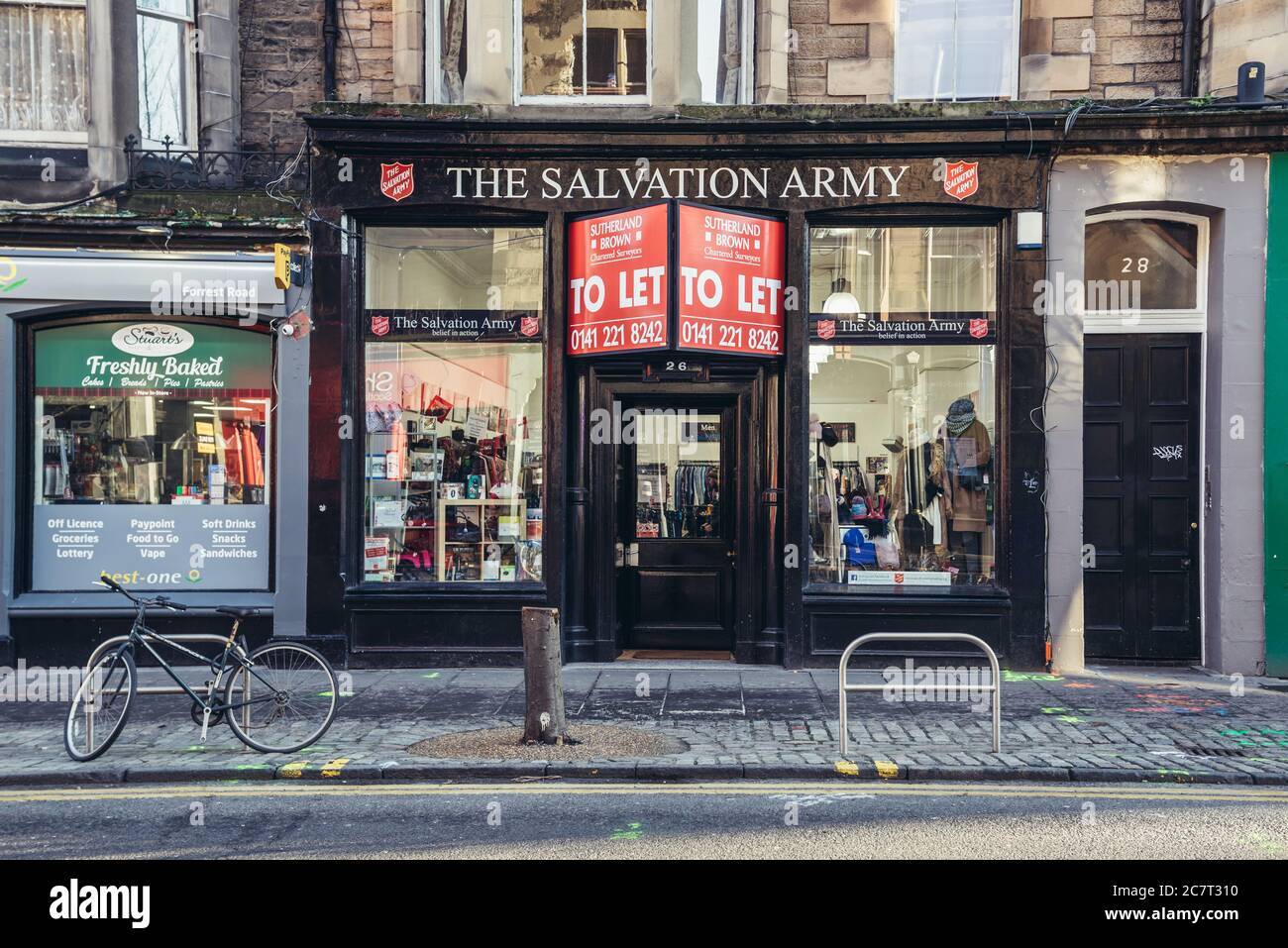 The Salvation Army shop at Forrest Road in Edinburgh, the capital of ...