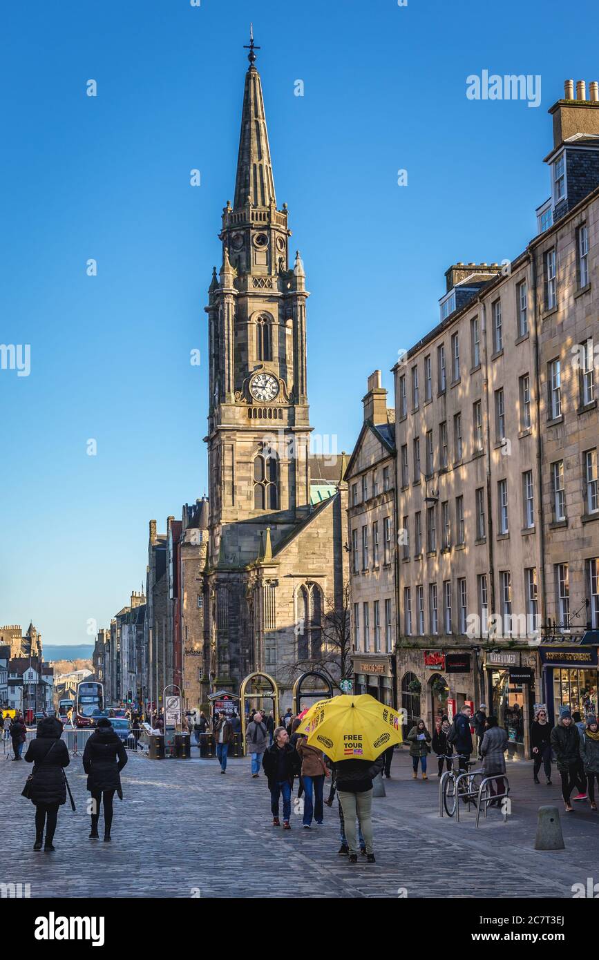 Tron Kirk former principal parish church on Royal Mile in Edinburgh ...