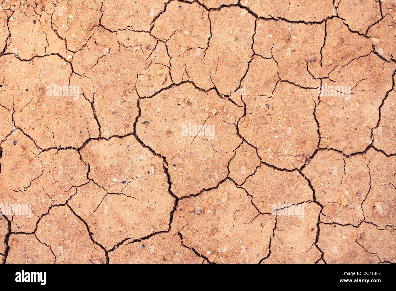 Cracked soil ground ,desert cracks, Dry soil Arid, drought land. Caused ...
