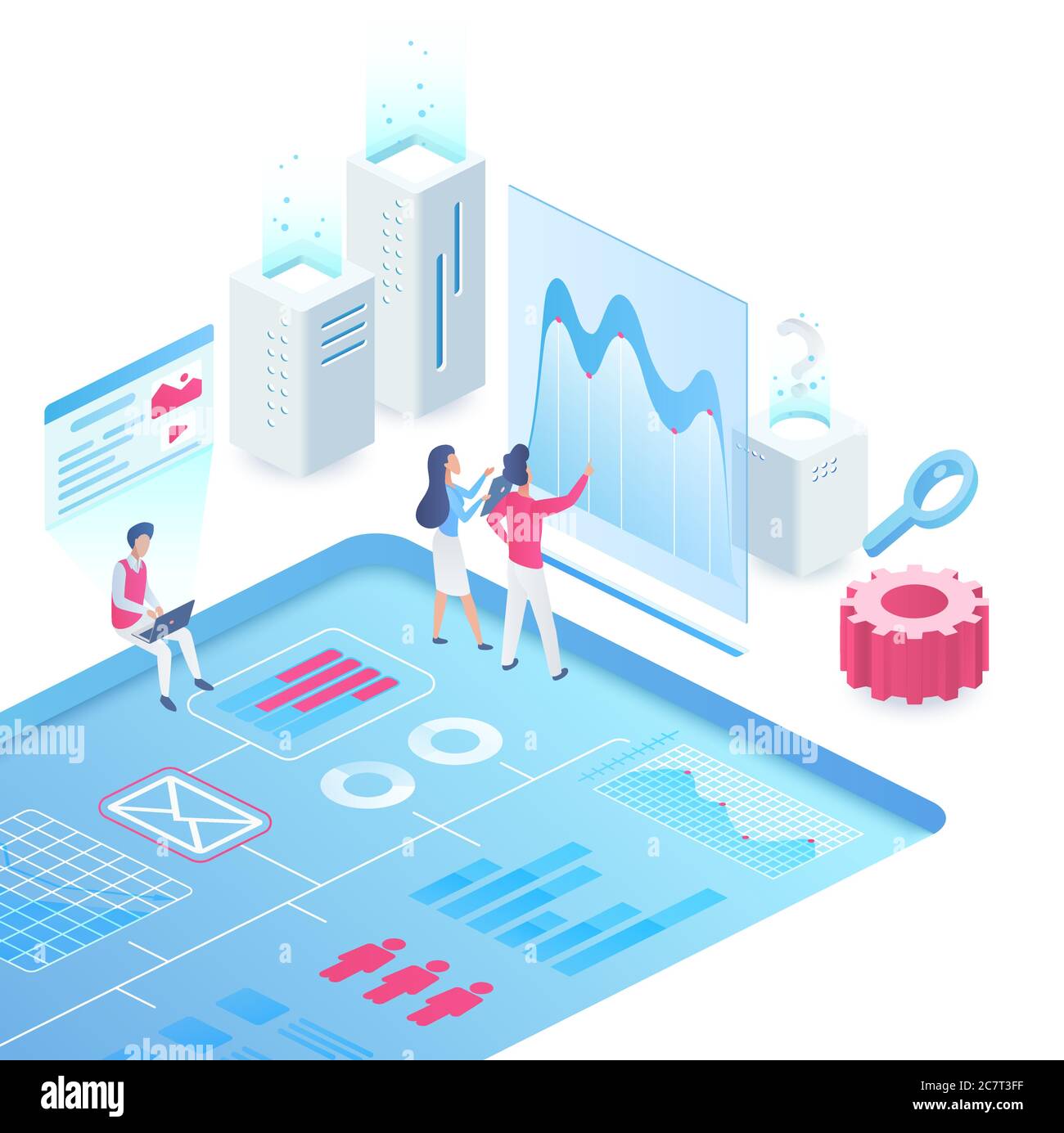 Digital dashboard target Stock Vector Images - Alamy