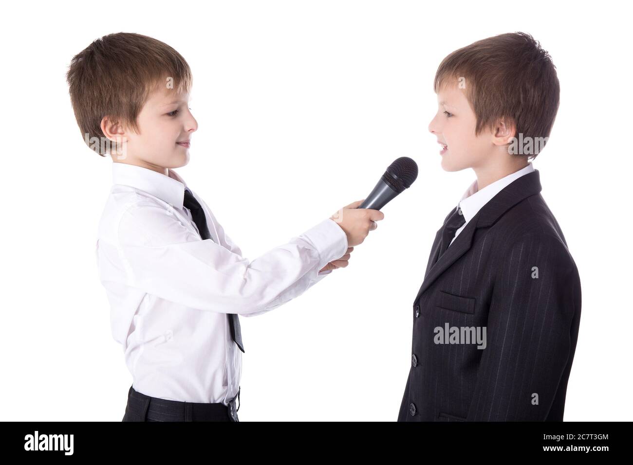 Reporter interview journalist mic Cut Out Stock Images & Pictures - Alamy Reporter interview journalist mic Cut Out Stock Images & Pictures - Alamy