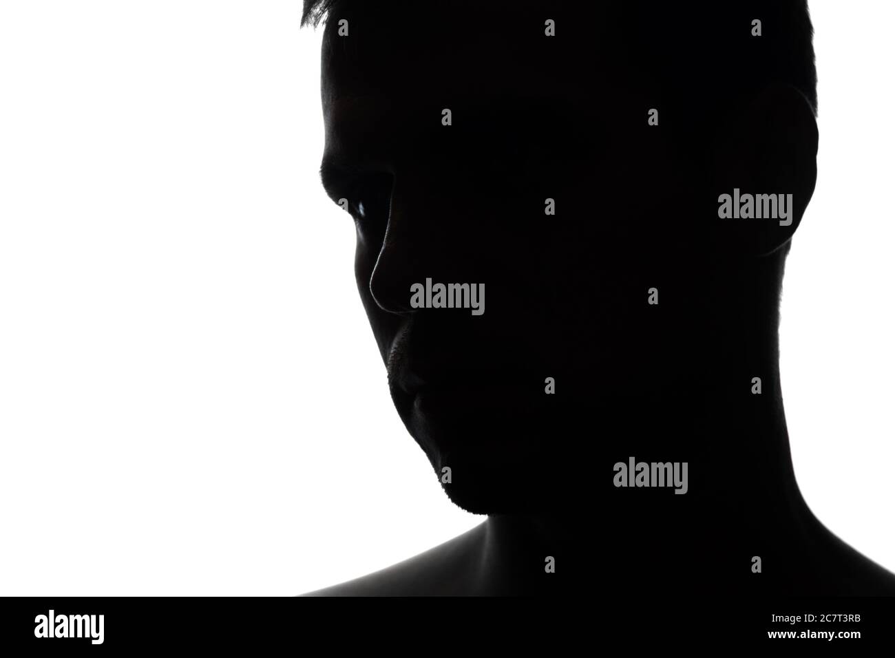 Half a head and shoulders hi-res stock photography and images - Alamy