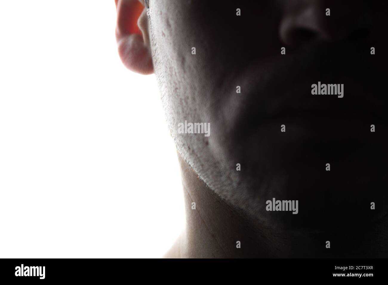 Half face in shadow hi-res stock photography and images - Alamy