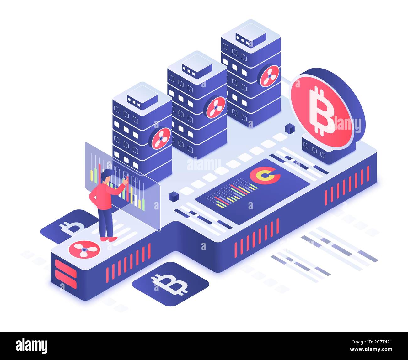 Blockchain wallet Stock Vector Images - Alamy