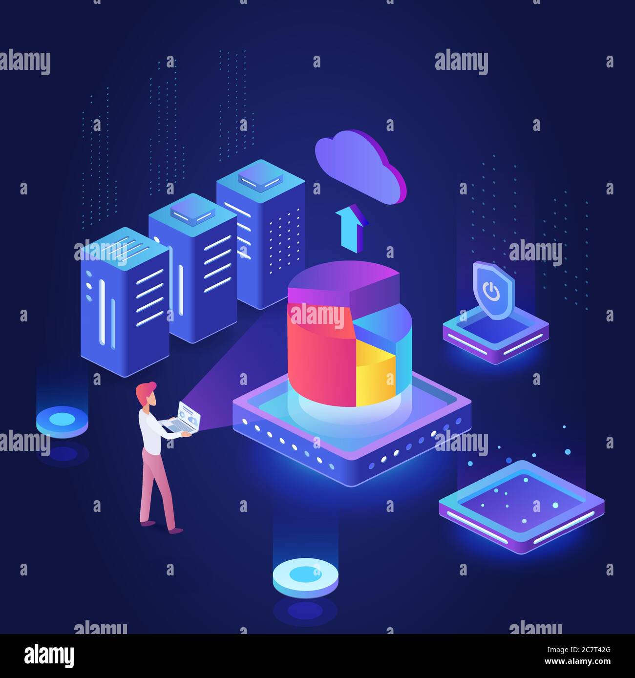 Futuristic exchange Stock Vector Images - Alamy