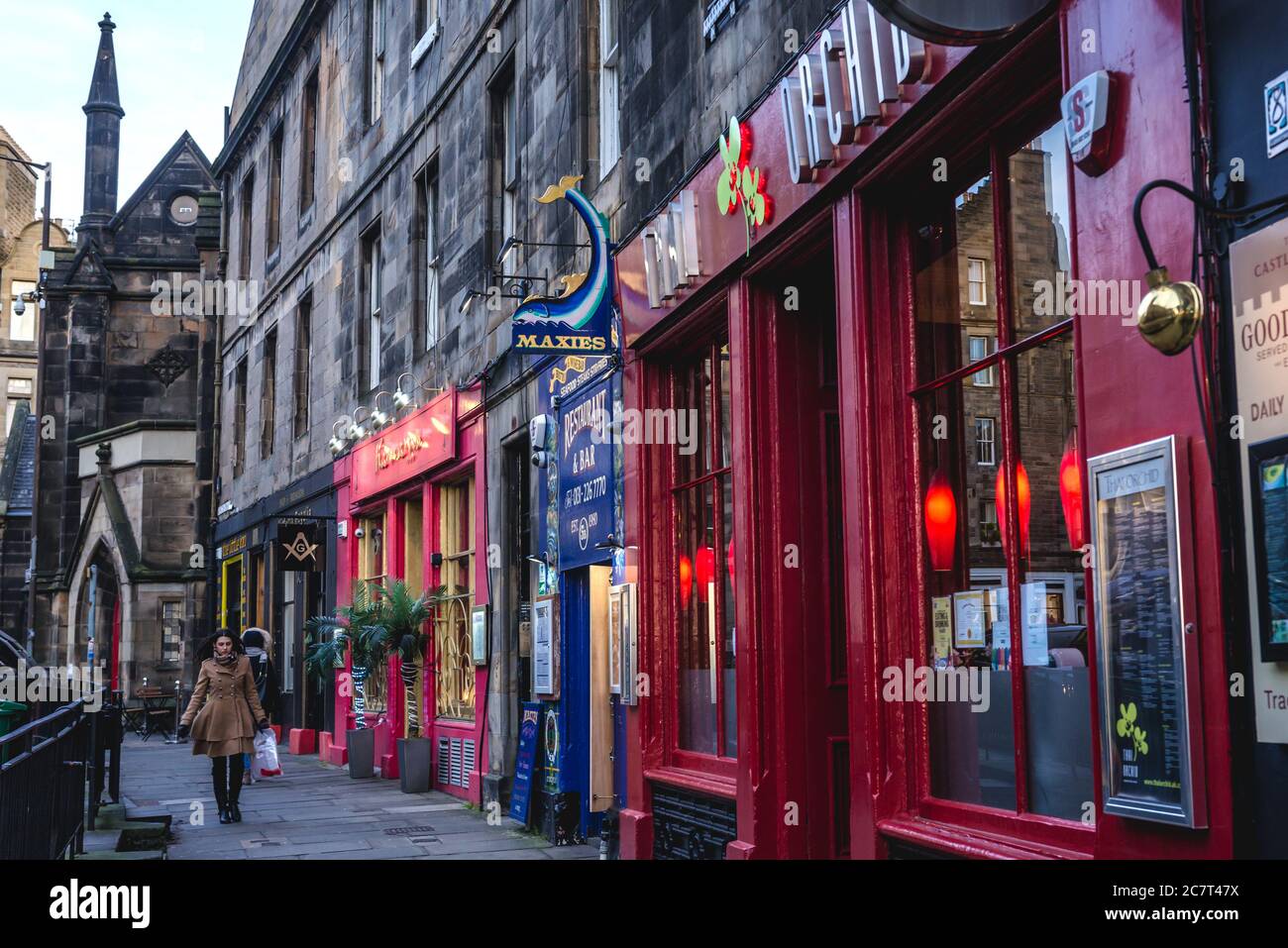 Johnston terrace hi-res stock photography and images - Alamy