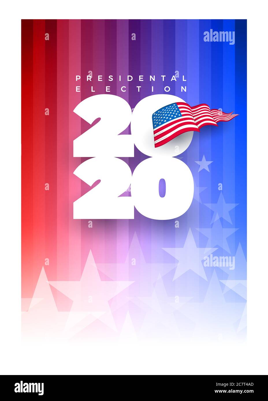 Presidental election campaign slogan poster. Keep America great again ...
