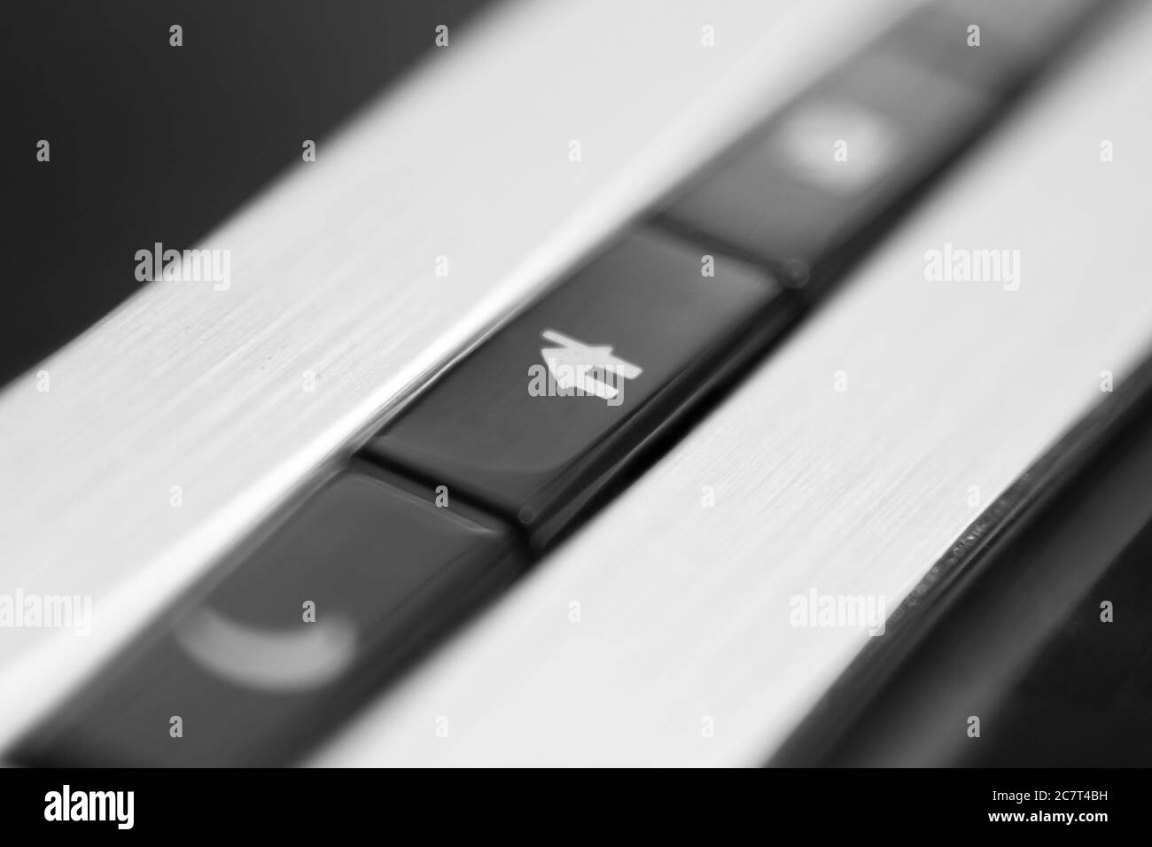 Black computer keyboard close up - symbol Stock Photo - Alamy
