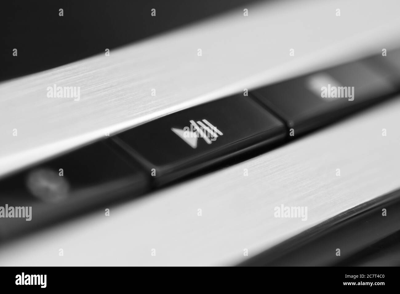 Black computer keyboard close up - symbol Stock Photo - Alamy