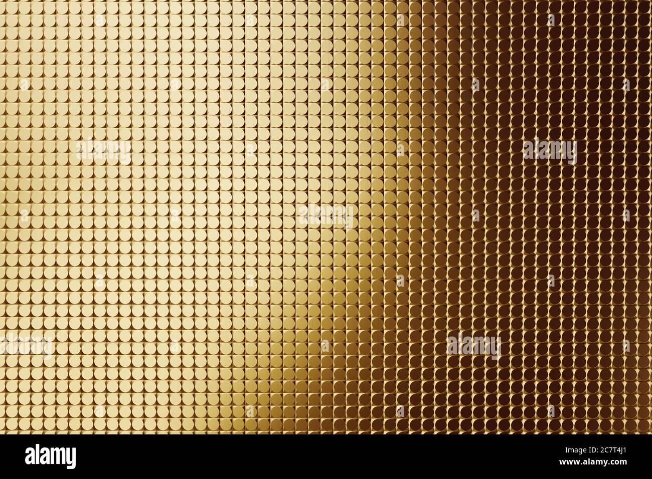 3D golden yellow metallic, pattern, symmetrical and geometric abstract ...