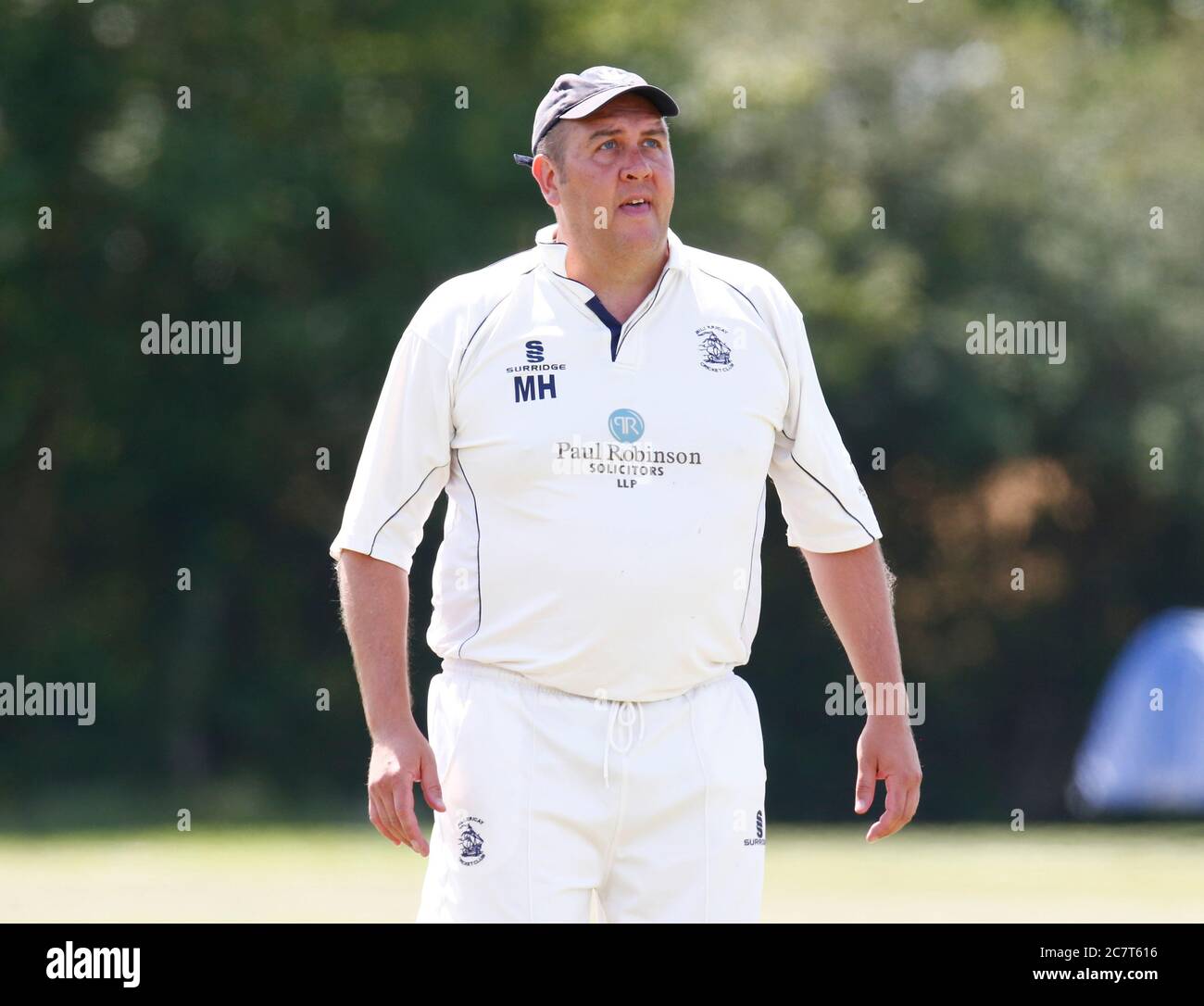 BILLERICAY, United Kingdom, JULY 18: Mark Harmer of Billericay CC ...
