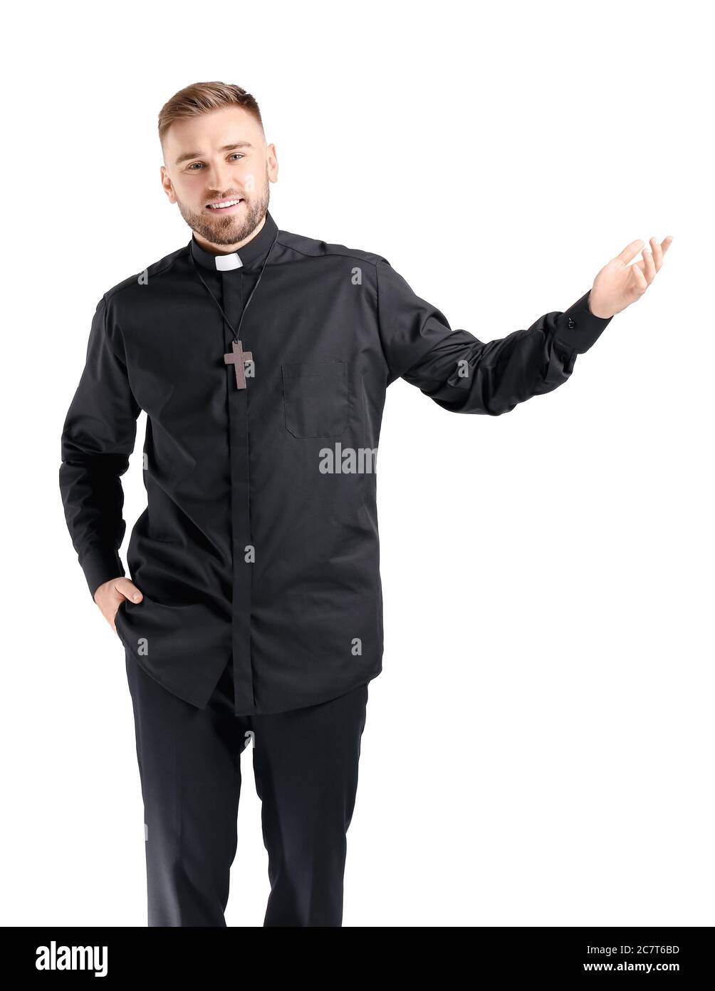 People praying priest Cut Out Stock Images & Pictures - Alamy