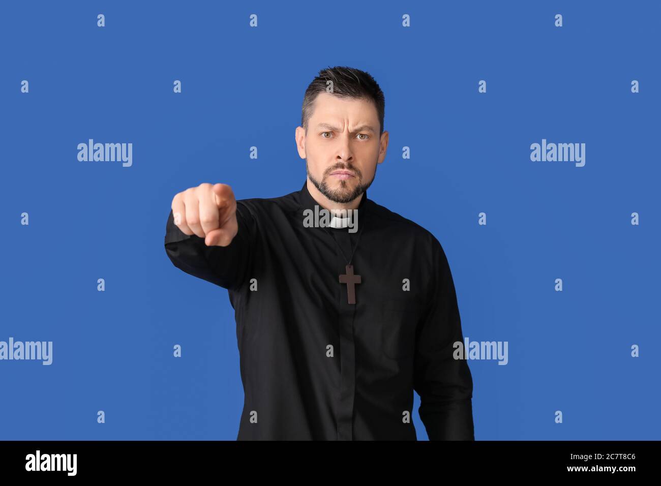 Portrait angry christian man hi-res stock photography and images - Alamy