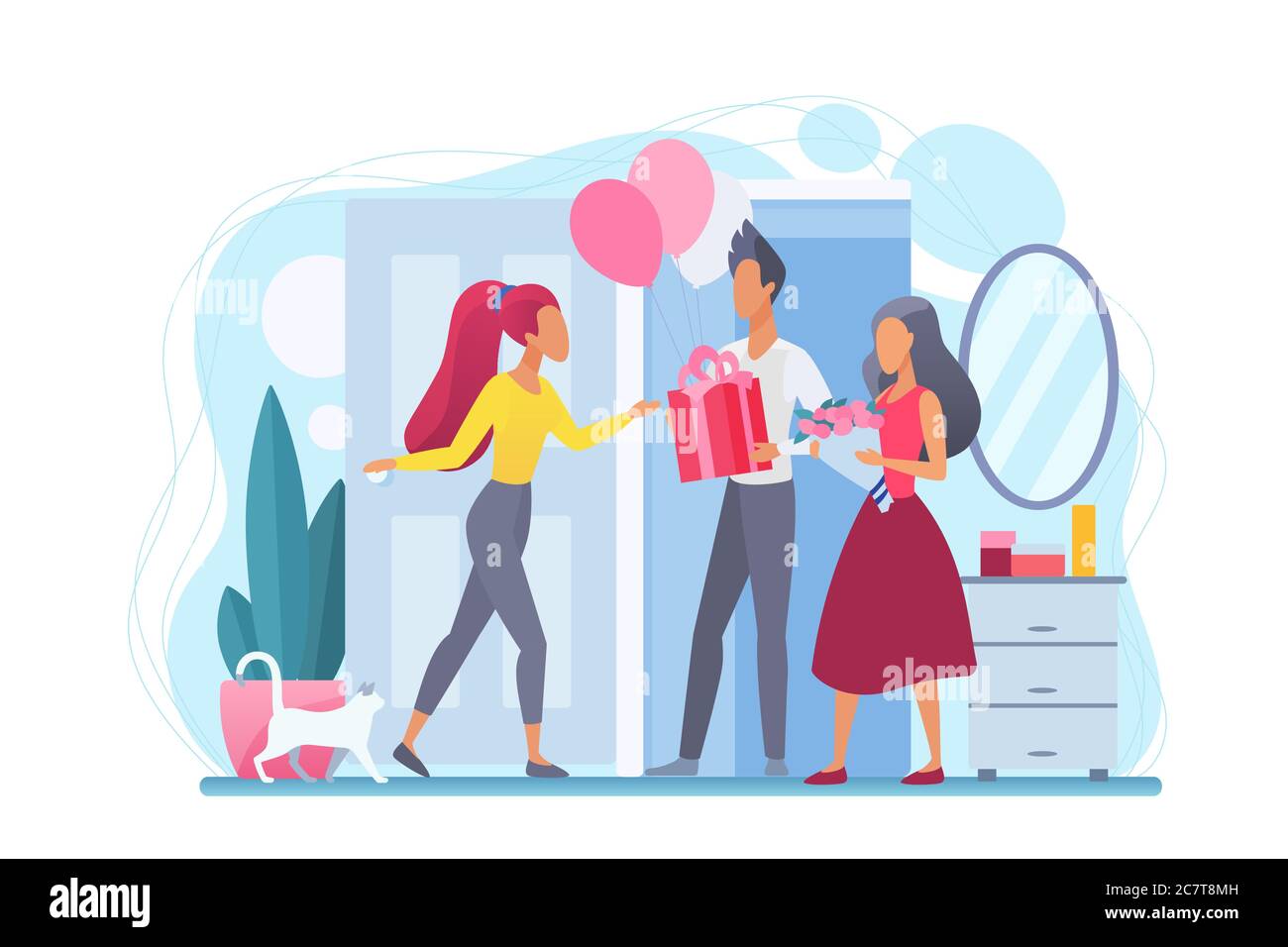 Friends woman relax Stock Vector Images - Alamy