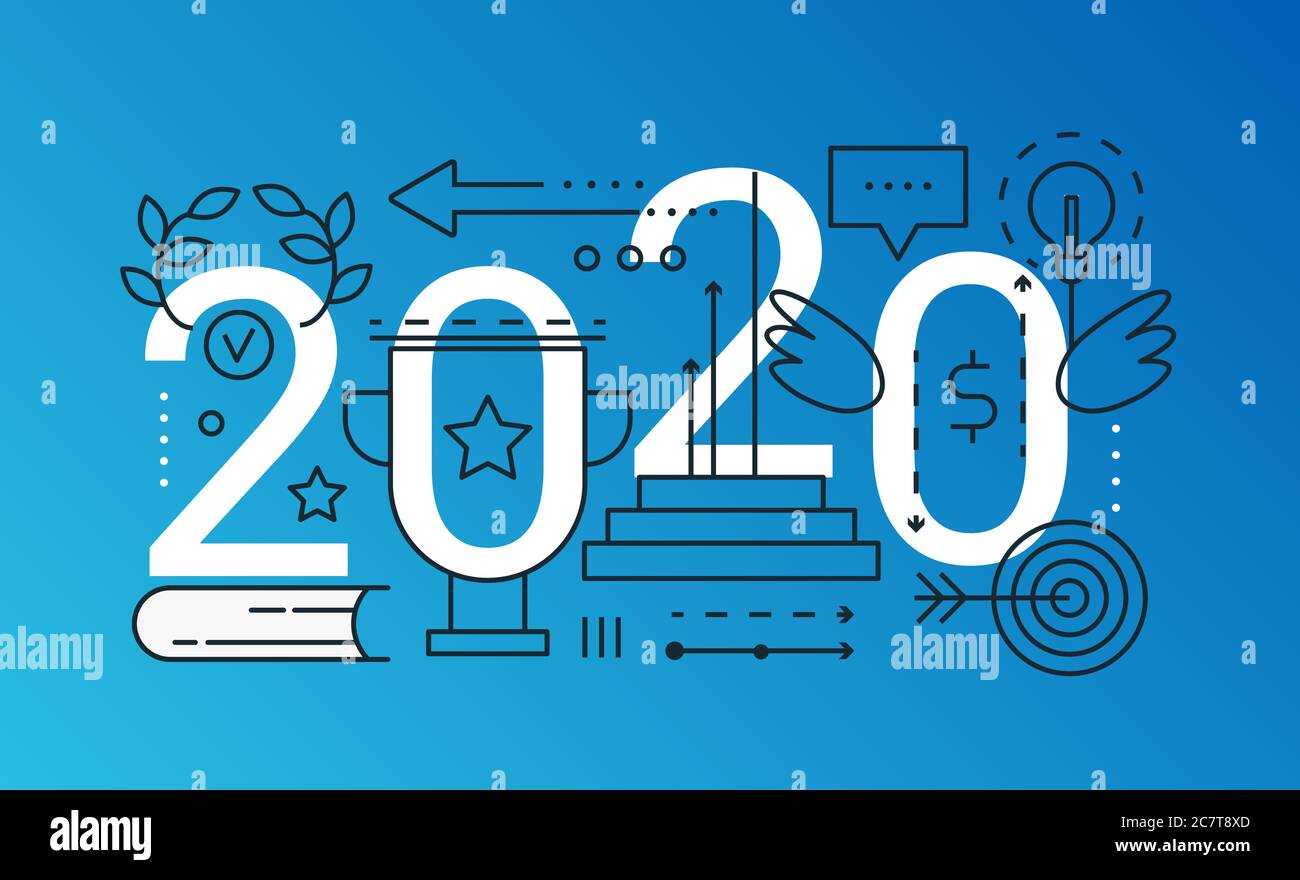 Success thin line concept vector illustration. Website interface ...