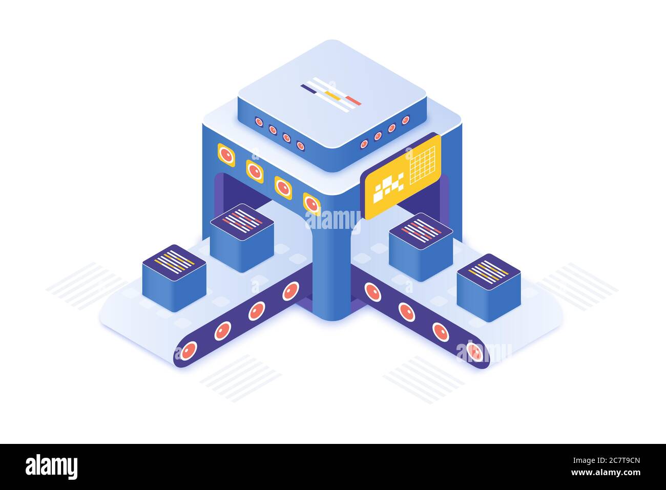 Sorting technology Cut Out Stock Images & Pictures - Alamy