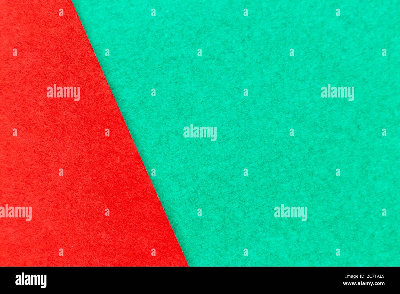 Abstract red and green color paper textured background with copy space ...