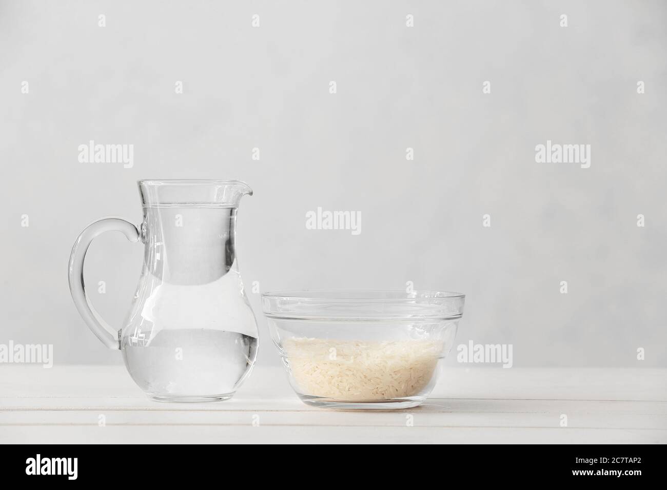 Rice soaking in water hi-res stock photography and images - Alamy
