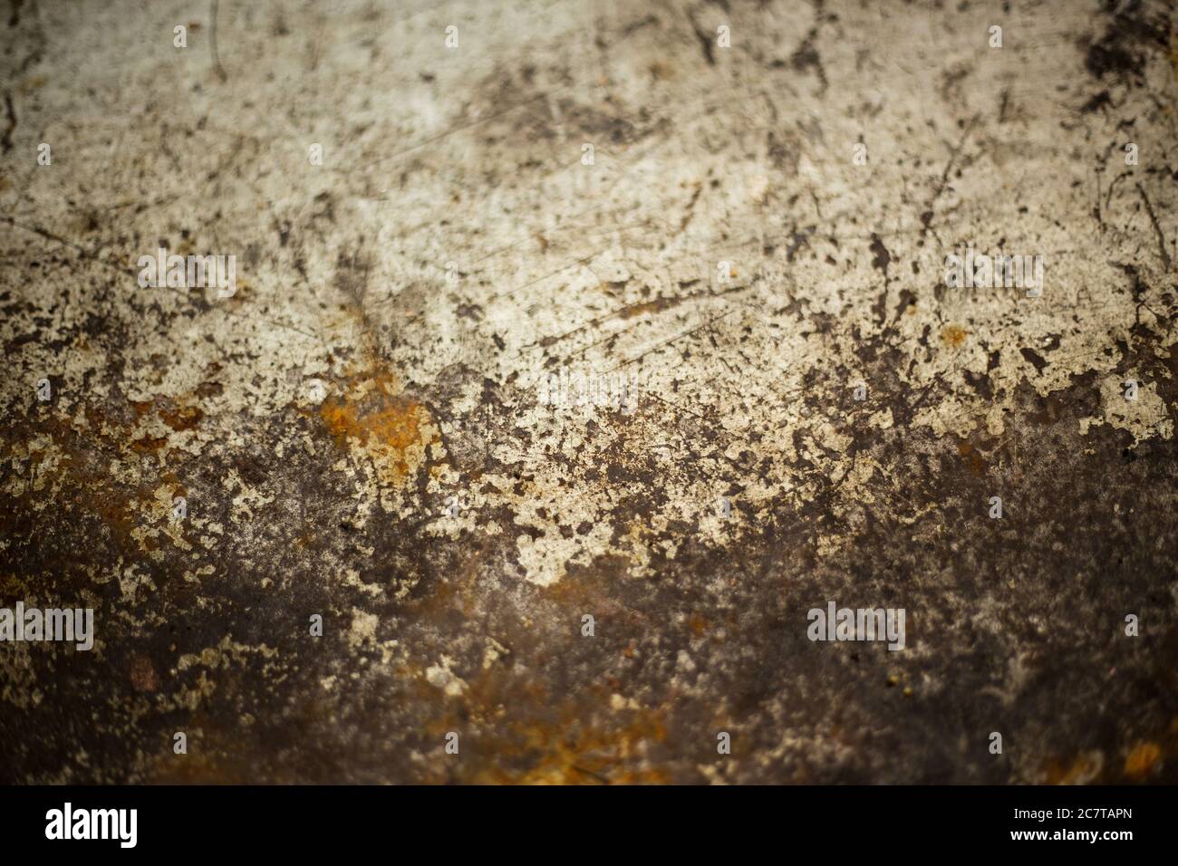 background - close up of metal table with rust Stock Photo - Alamy