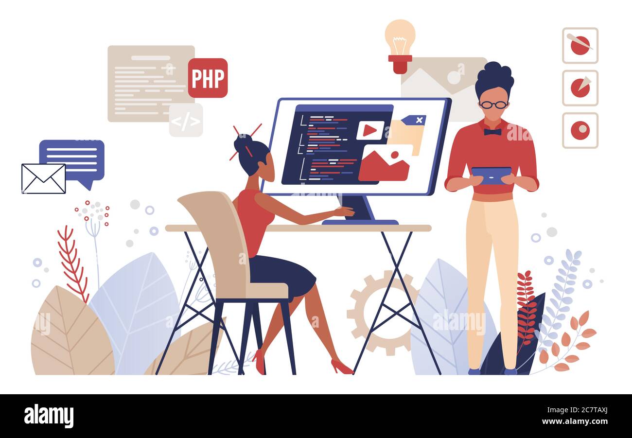 Developing programmer team computer Cut Out Stock Images & Pictures - Alamy Developing programmer team computer Cut Out Stock Images & Pictures - Alamy