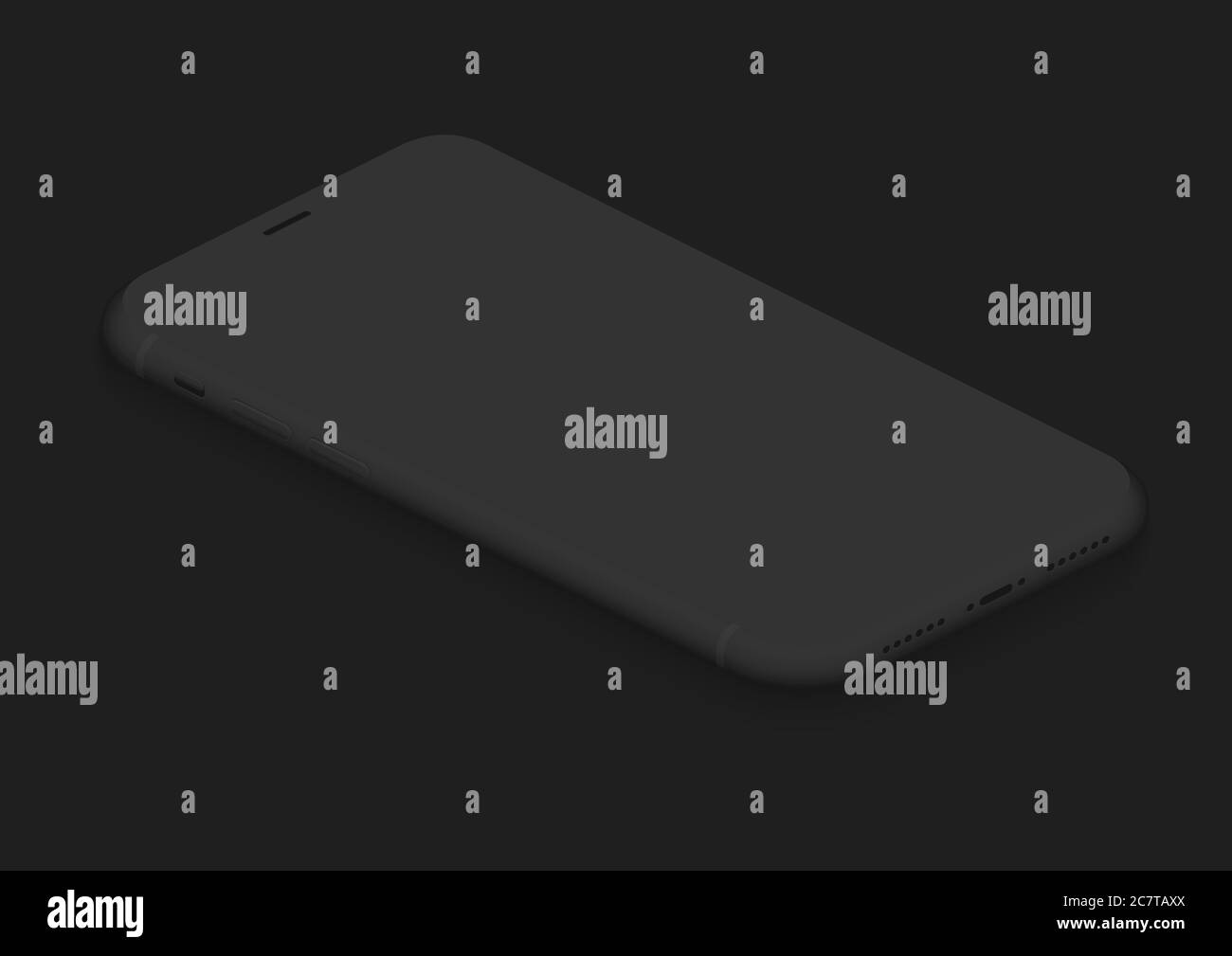 Cell phone application interface Black and White Stock Photos & Images ...