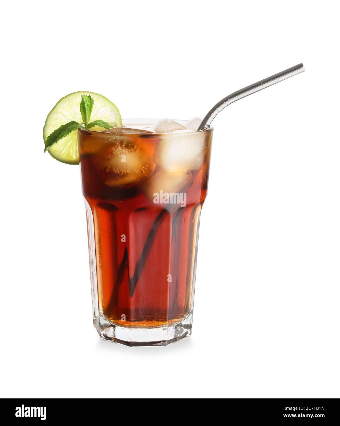 Glass tasty cuba libre Cut Out Stock Images & Pictures - Alamy
