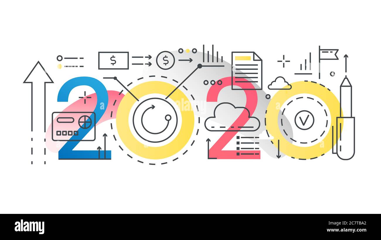 Internet finance report line Stock Vector Images - Alamy