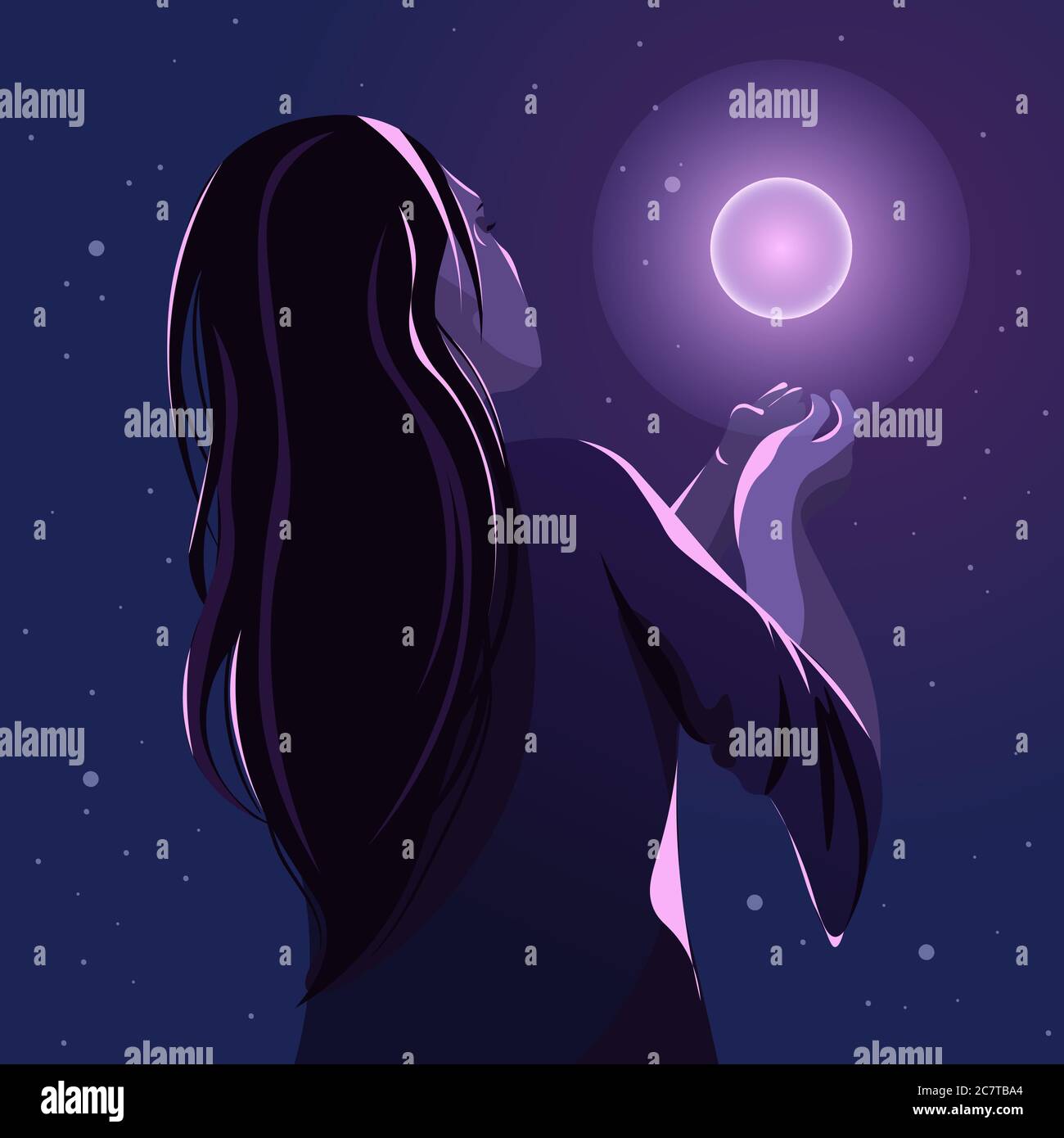 Spirit orb Stock Vector Images - Alamy