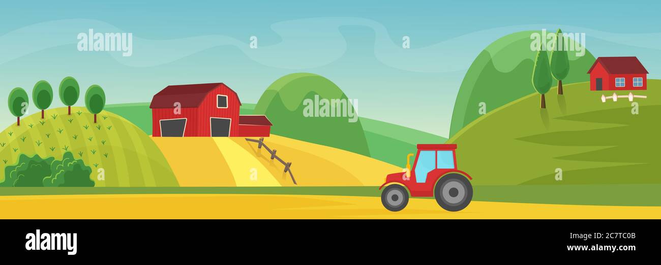 High country panoramic Stock Vector Images - Alamy