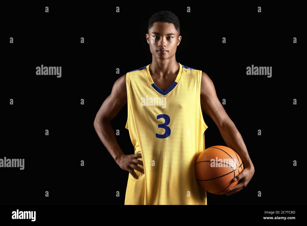 Black Teen Playing Basketball High Resolution Stock Photography and ...