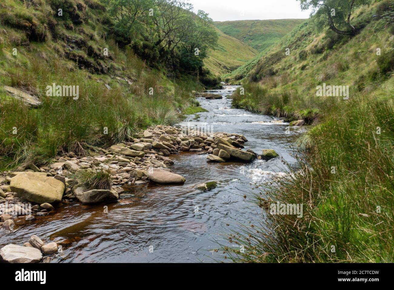 Alport Dale is a remove valley in the Peak District National Park with ...