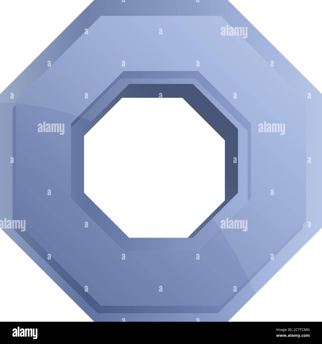 Carpenter steel nut icon. Cartoon of carpenter steel nut vector icon ...