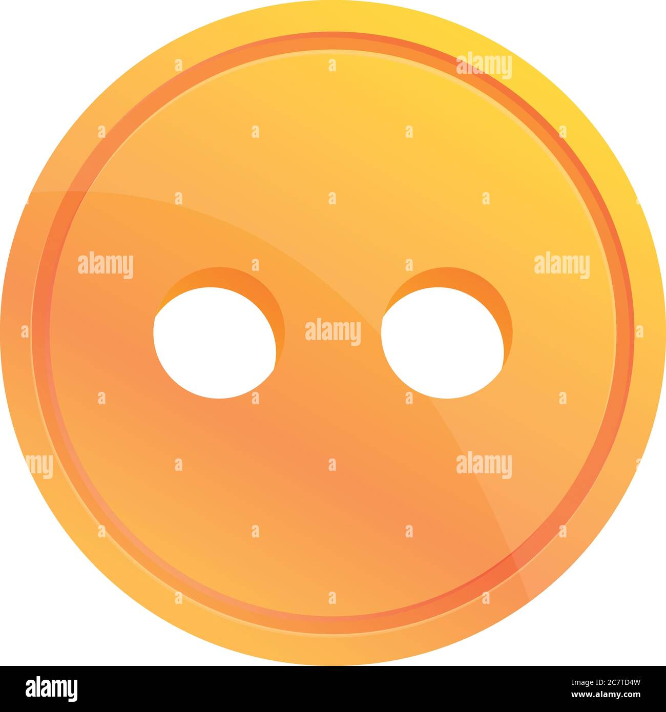 Clothes button icon. Cartoon of clothes button vector icon for web ...