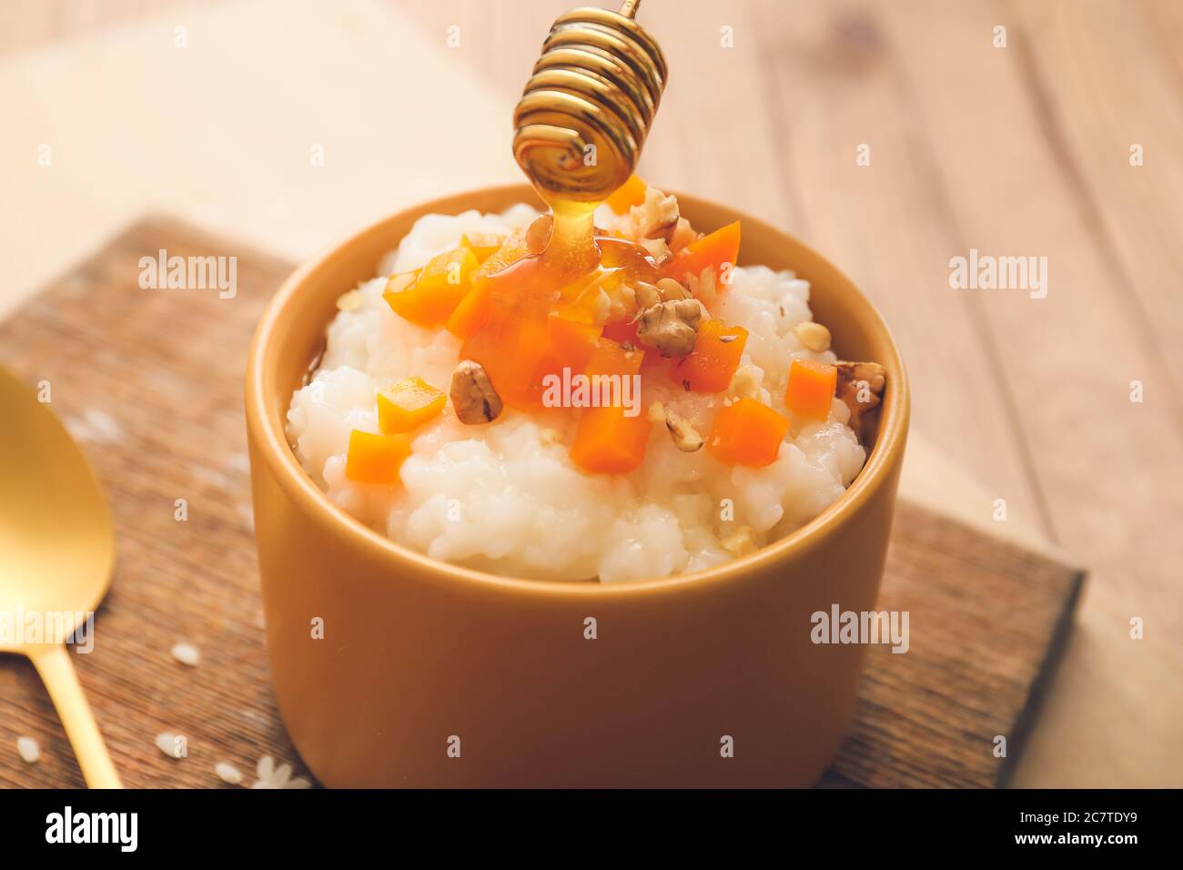 Preparing tasty rice on hi-res stock photography and images - Alamy