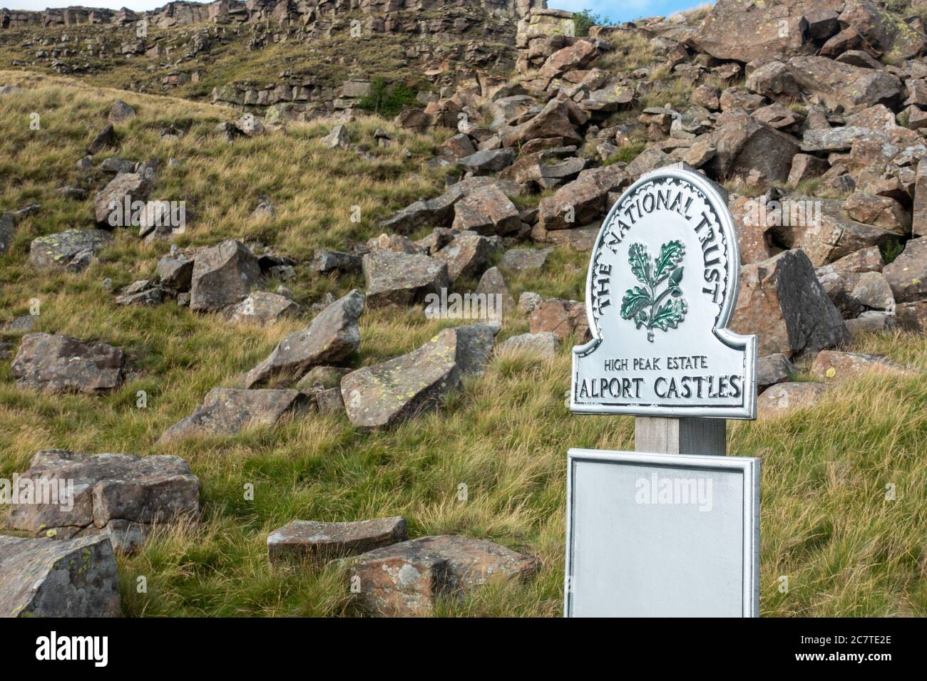 Alport castles landslip hi-res stock photography and images - Alamy