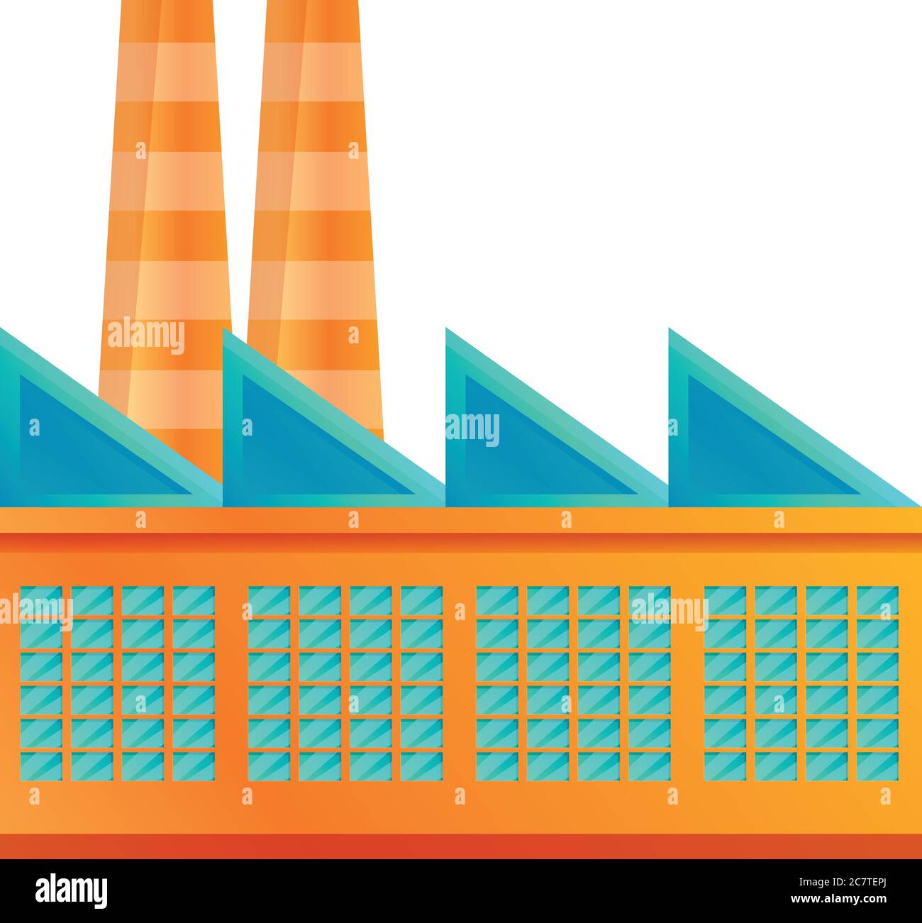 Textile production factory icon. Cartoon of textile production factory ...