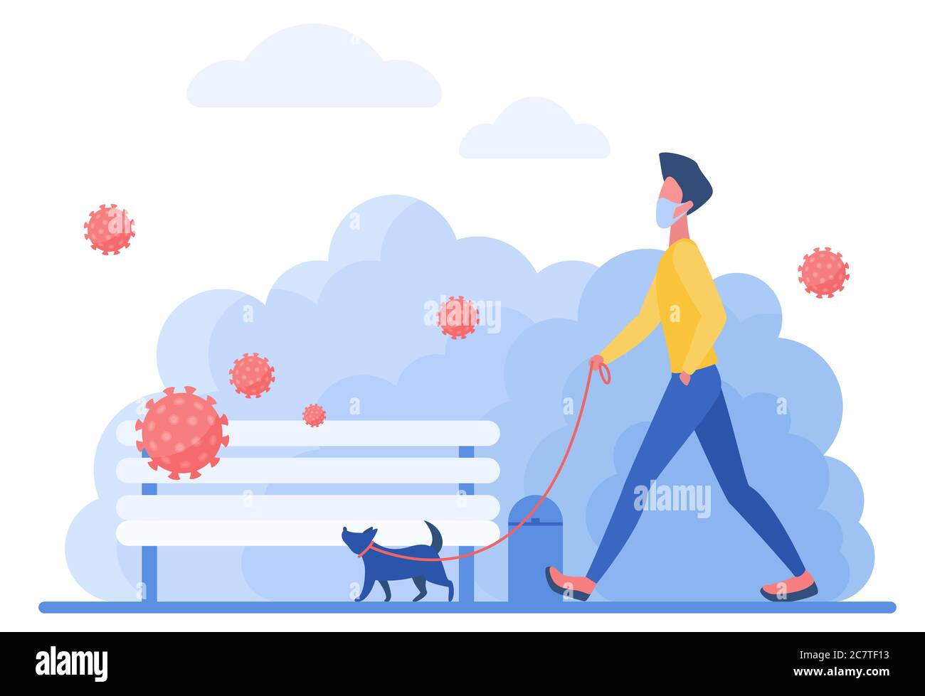 Dog in rubbish Stock Vector Images - Alamy