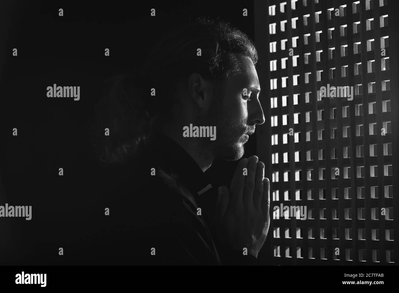 Priest confession booth Black and White Stock Photos & Images - Alamy Priest confession booth Black and White Stock Photos & Images - Alamy