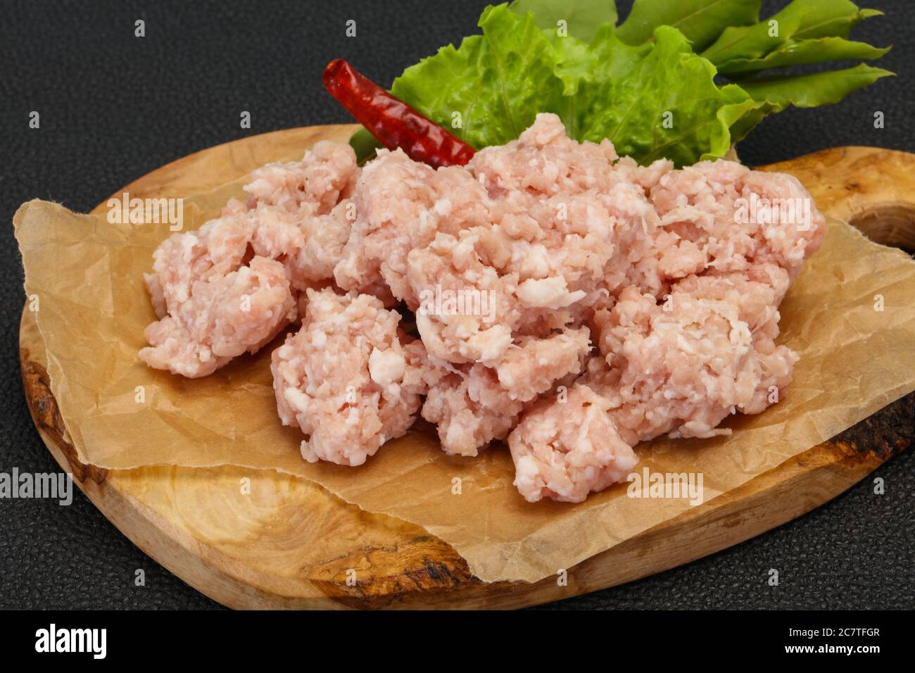 Homemade pork minced meat ready for cooking Stock Photo - Alamy