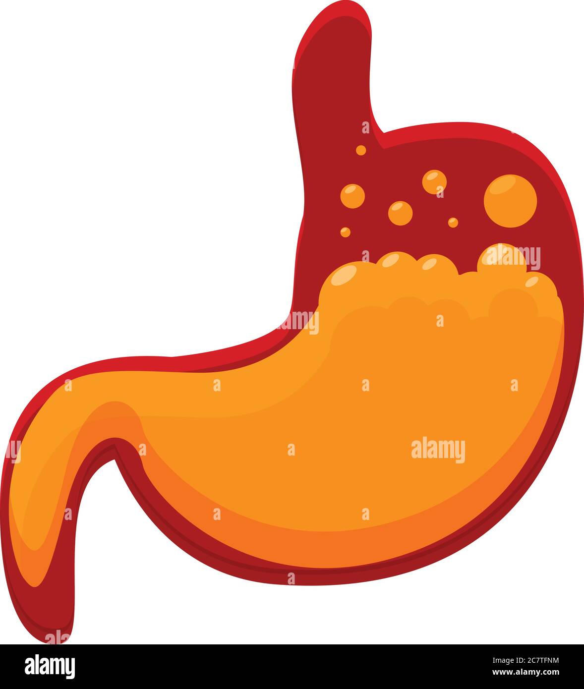 Full Stomach Cartoon